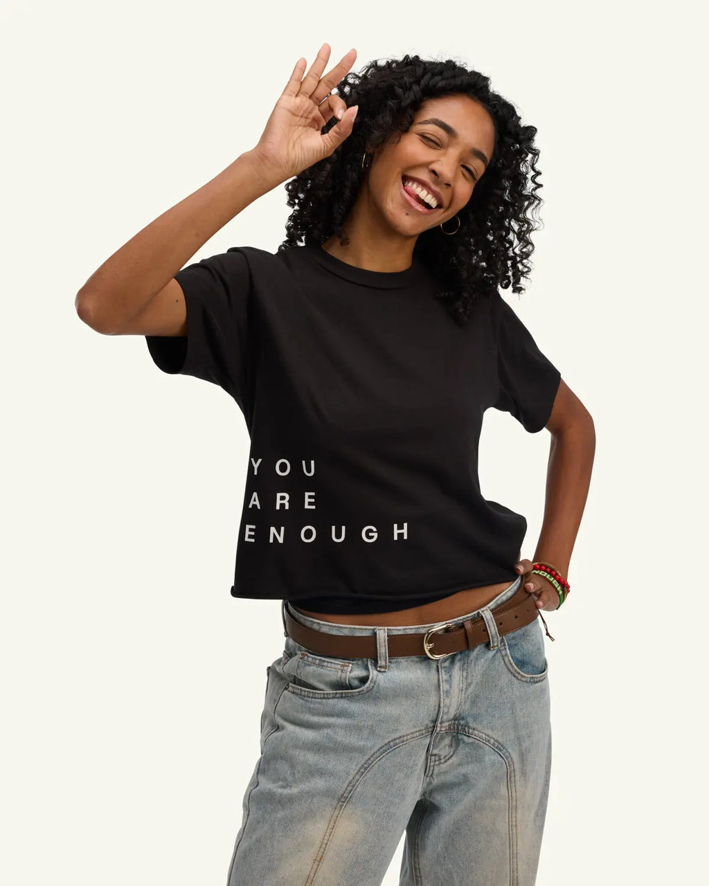 Side Note Relaxed Fit Charlie Tee – We are ENOUGH